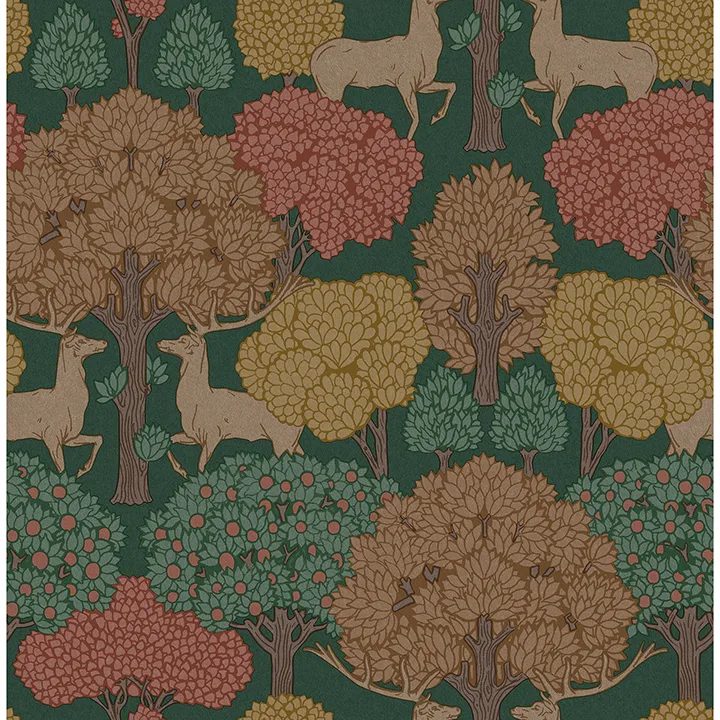 4164-M1849 | Forest of Arden - Green - Wallpaper Twins